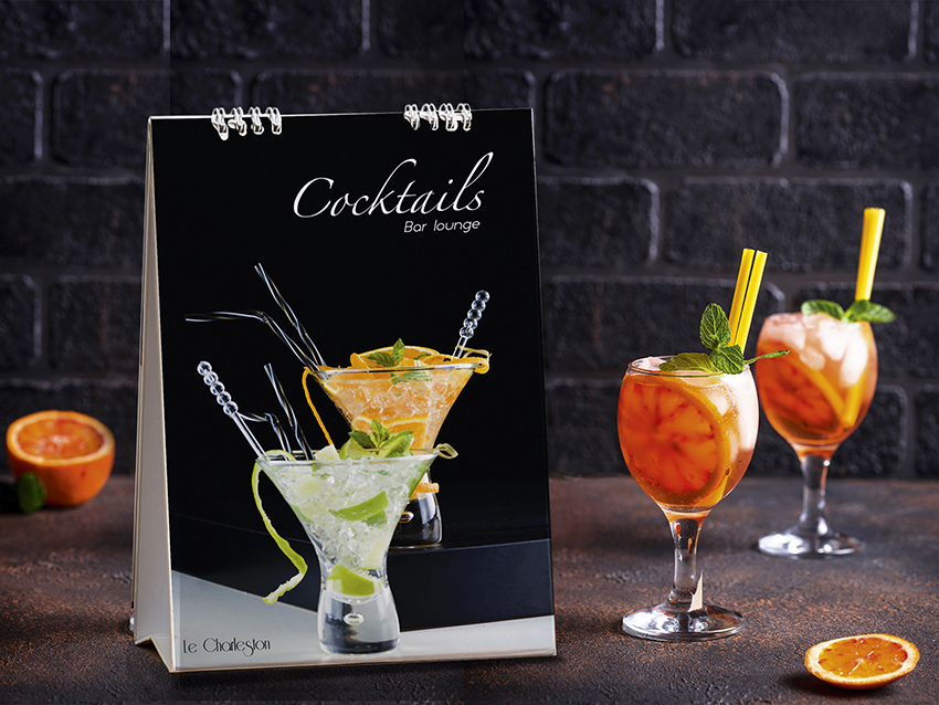 Carte cocktails - virginiegraphic